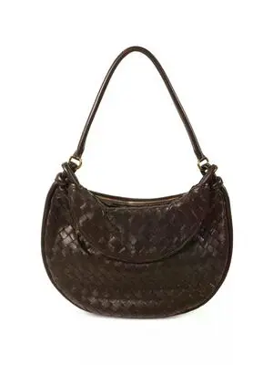 Bottega Veneta Gemelli Intrecciato Shoulder Bag - Brown