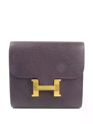 Hermès Constance Epsom Wallet Purple