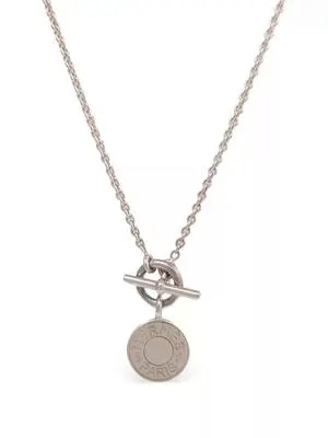 Hermès Sterling Amulettes Ex-libris Necklace