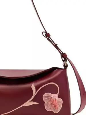 Erdem Bloom Embroidered Leather East West Bag