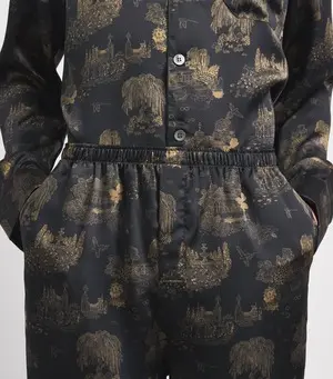 Derek Rose Silk Brindisi Pyjama Set