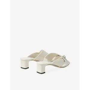 JIMMY CHOO Rafi 45 Soft Leather Mules