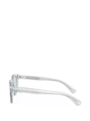 Burberry Oval Frame Sunglasses - White