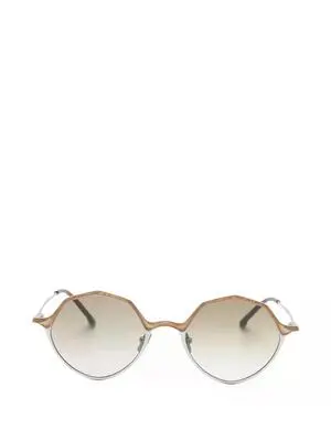 RIGARDS Geometric Frame Sunglasses - Silver