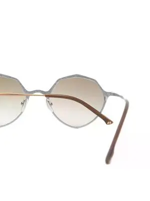 RIGARDS Geometric Frame Sunglasses - Silver