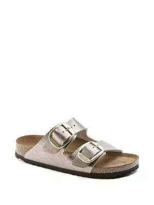 BIRKENSTOCK Arizona Metallic Buckle Strap Sandals