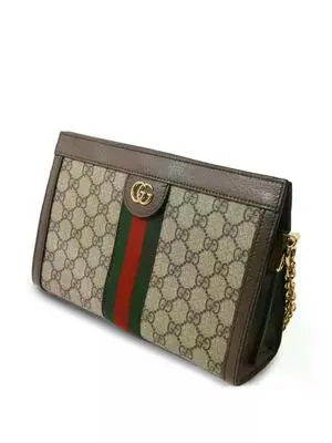 Gucci Ophidia Gg Supreme Canvas Crossbody Bag - Neutrals
