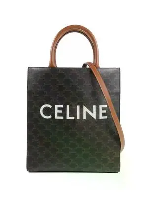 Celine Triomphe Cabas Tote Bag - Brown