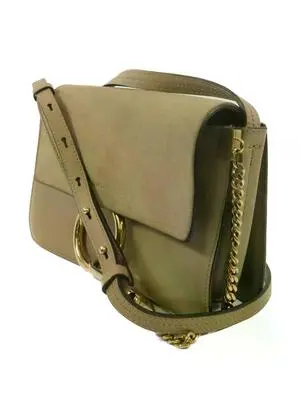 Chloé Faye Leather Shoulder Bag - Neutrals