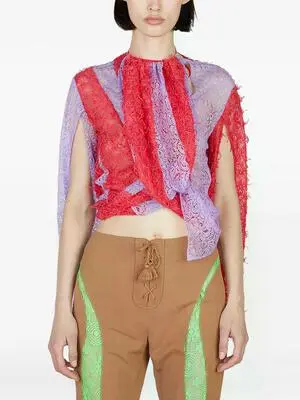KIKO KOSTADINOV Lace Draped Top