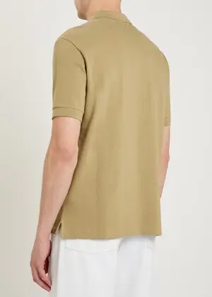Paul Smith Appliquéd Piqué Cotton Polo Shirt - Brown