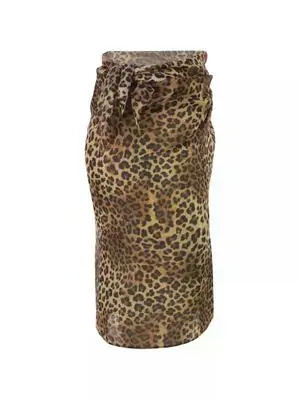 MC2 SAINT BARTH Animal-print Wrap Pareo