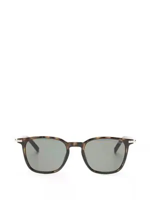 Montblanc Square-frame Sunglasses - Brown