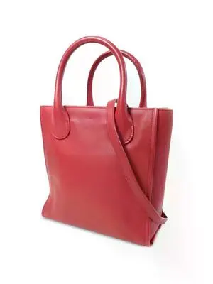 Chloé Small Joyce Calfskin Tote Bag - Red