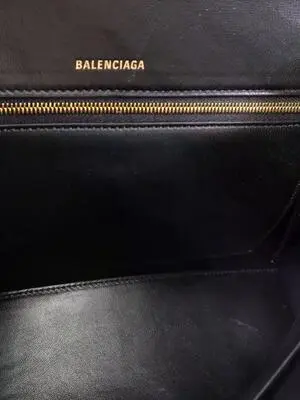 Balenciaga Hourglass Tote Bag - Black