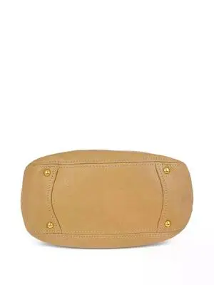 Prada Buckle-detail Leather Tote Bag