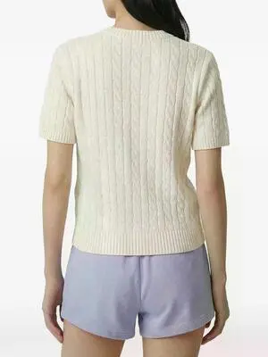 SPORTY & RICH Src Cable-knit Sweater