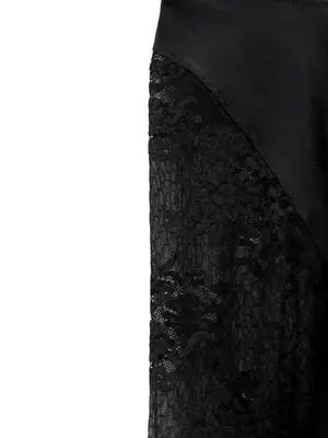 Vaquera Floral Lace Sheer Panel Trousers