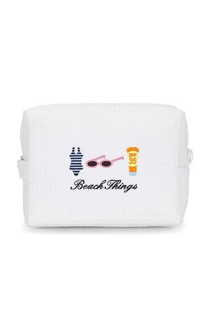 ABBODE Beach Things Waffle Pouch - Cloud
