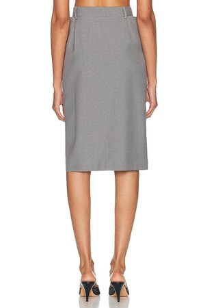 JIL SANDER High Waisted Midi Skirt