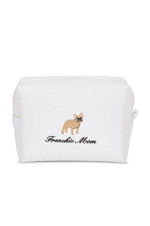 ABBODE Frenchie Mom Waffle Pouch - Cloud