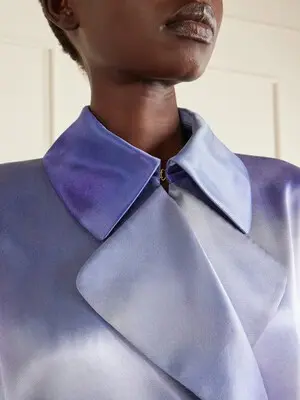 Gabriela Hearst Lyra Printed Silk-satin Coat