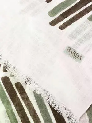 BARBA NAPOLI Geometric-print Scarf