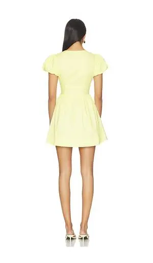 MORE TO COME Ilianna Mini Dress - Yellow