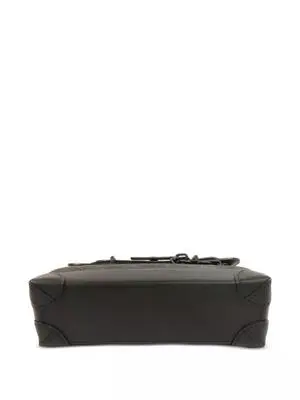 LOUIS VUITTON Steamer Two-way Calfskin Tote Bag - Black