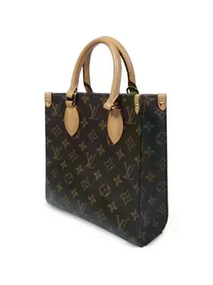 LOUIS VUITTON Monogram Sac Plat Bb Tote Bag