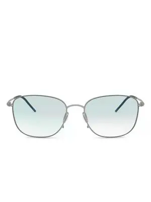 Giorgio Armani Silver Tone Eyewear For Men