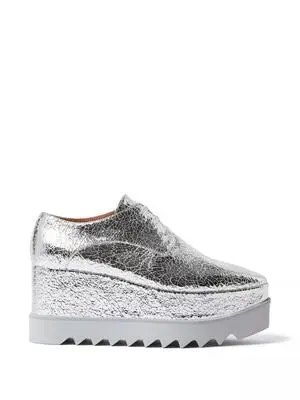 Stella McCartney Elyse Lace-up Derby Shoes - Silver