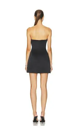 ELLIATT Asymmetrical Satin Mini Dress