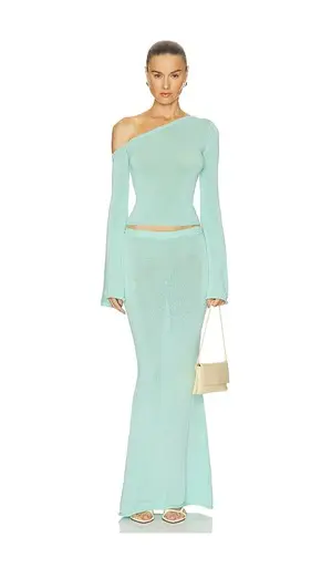 SEROYA Alivia Knit Top - Teal
