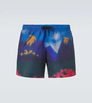 Commas Printed Swim Trunks - Multicoloured