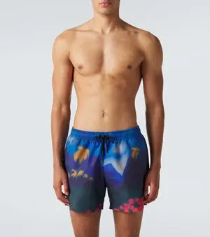 Commas Printed Swim Trunks - Multicoloured
