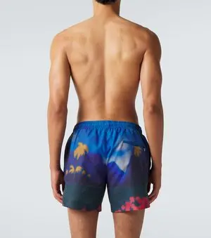 Commas Printed Swim Trunks - Multicoloured