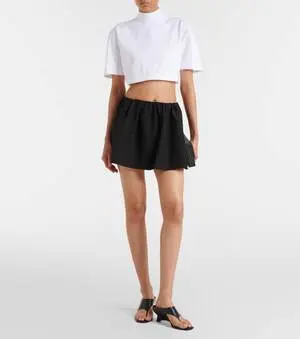 Wardrobe.NYC Gathered Miniskirt