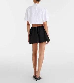 Wardrobe.NYC Gathered Miniskirt