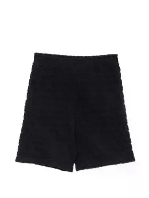 Sandro Geometric-jacquard Towelling Shorts