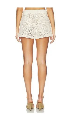 Ba&sh Crochet Knit Shorts