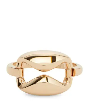 Max Mara Oversized Geometric Link Bracelet - Gold