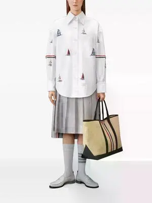 Thom Browne Sailboat Embroidery Shirt