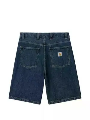 Carhartt Work In Progress Brandon Logo-patch Denim Shorts