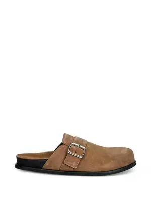 VAGABOND SHOEMAKERS Effie Buckle Suede Mules