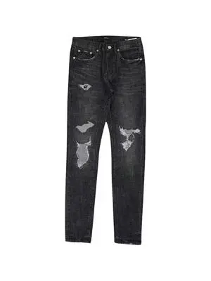 PURPLE BRAND Distressed Slim Fit Jeans