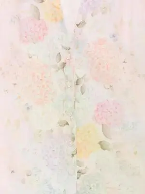 MC2 SAINT BARTH Liona Floral Print Blouse