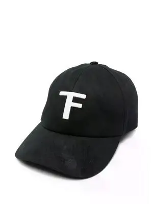TOM FORD Embroidered Baseball Cap - Black