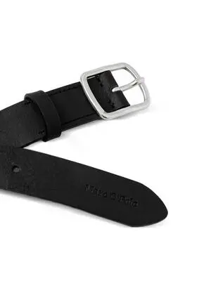 Marc O'polo Leather Belt With Debossed Logo