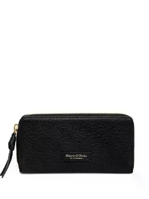 Marc O'polo Pebbled Leather Wallet - Black